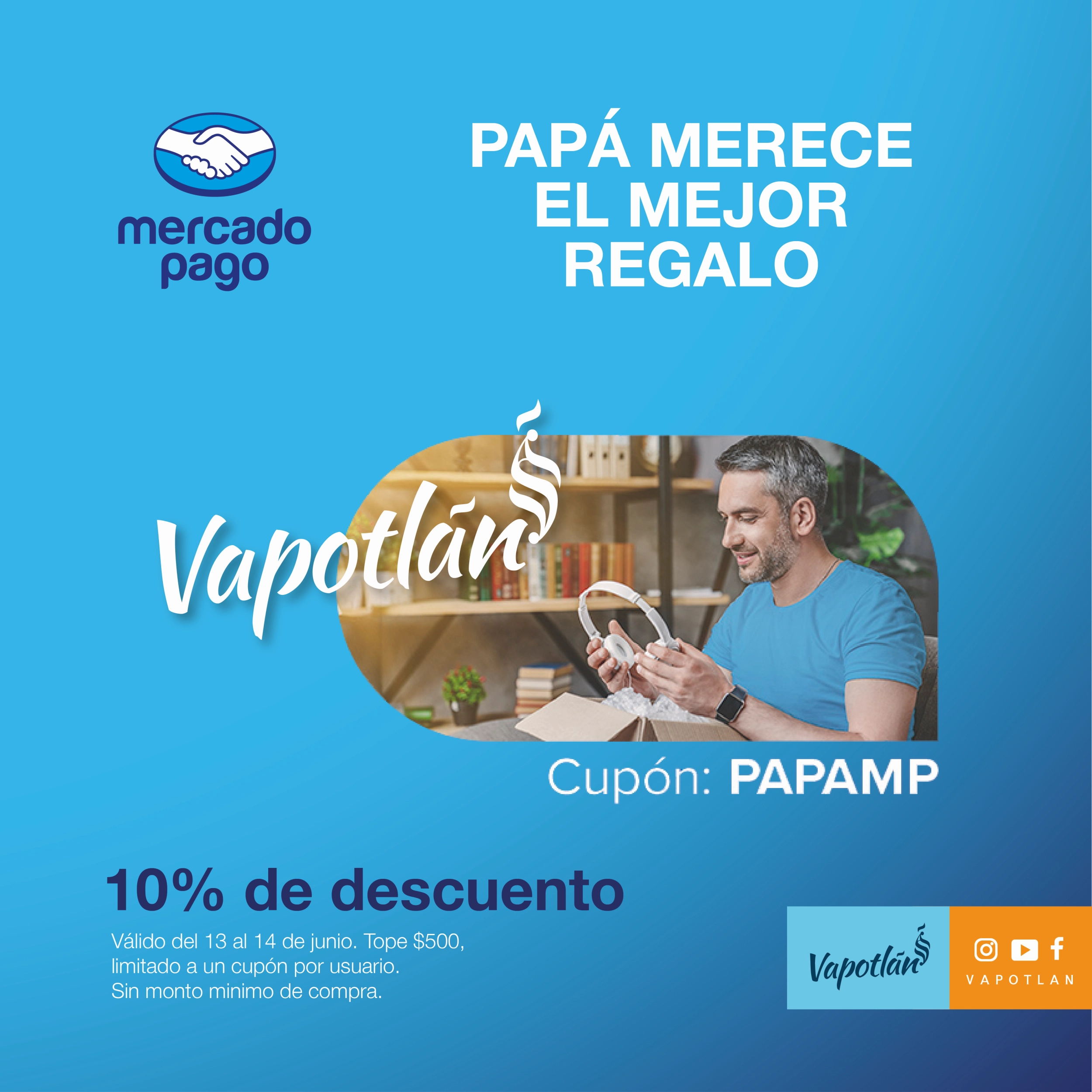 Vapotlán Tienda: Cómo aplicar cupones de MercadoPago 🤝 - Vapotlan